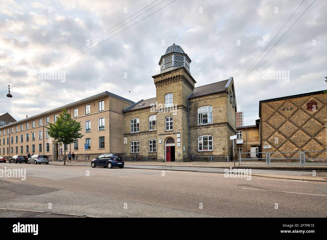 a beautiful brown building structure with details Stock Photo - Alamy