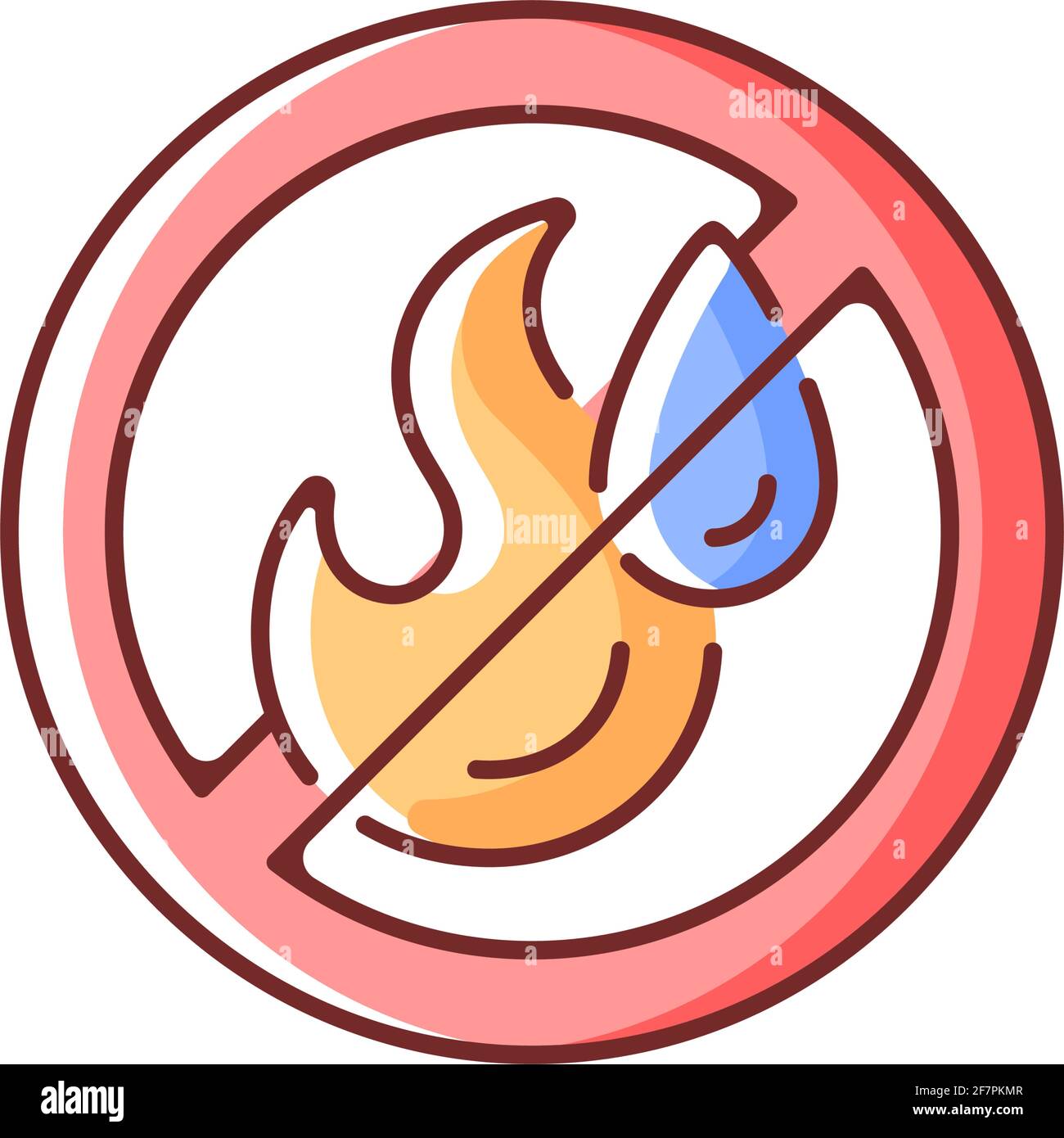 Use no water RGB color icon Stock Vector Image & Art - Alamy