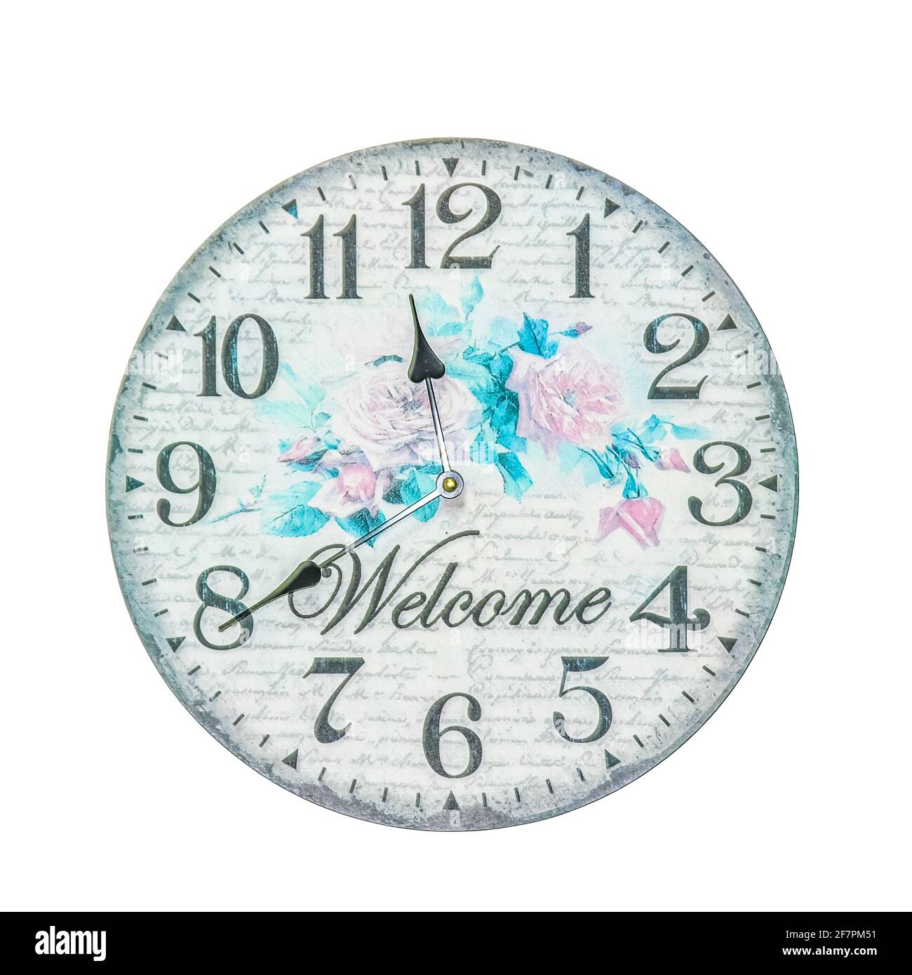 White clock flowers on Cut Out Stock Images & Pictures - Alamy