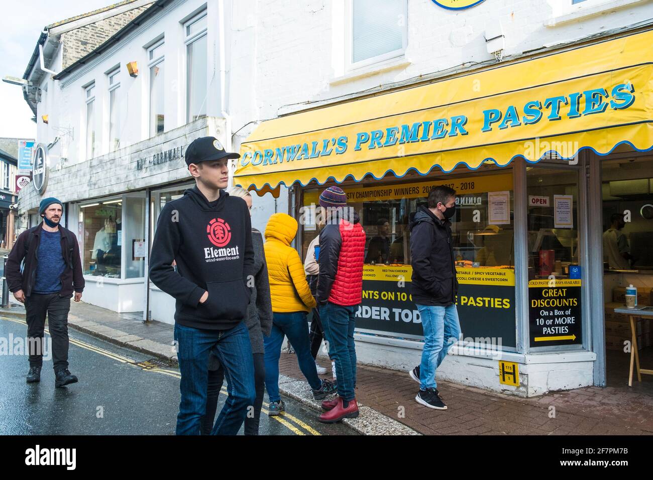 West cornwall pasty shop in hi-res stock photography and images - Alamy