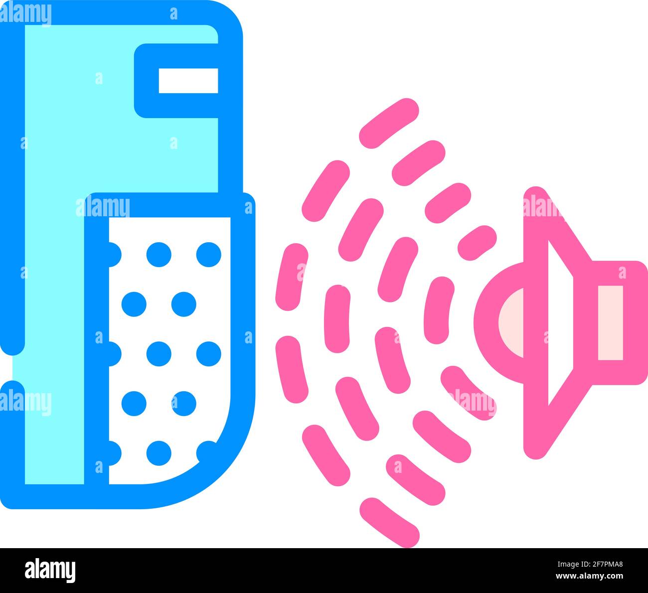 sound sensor color icon vector illustration color Stock Vector Image ...