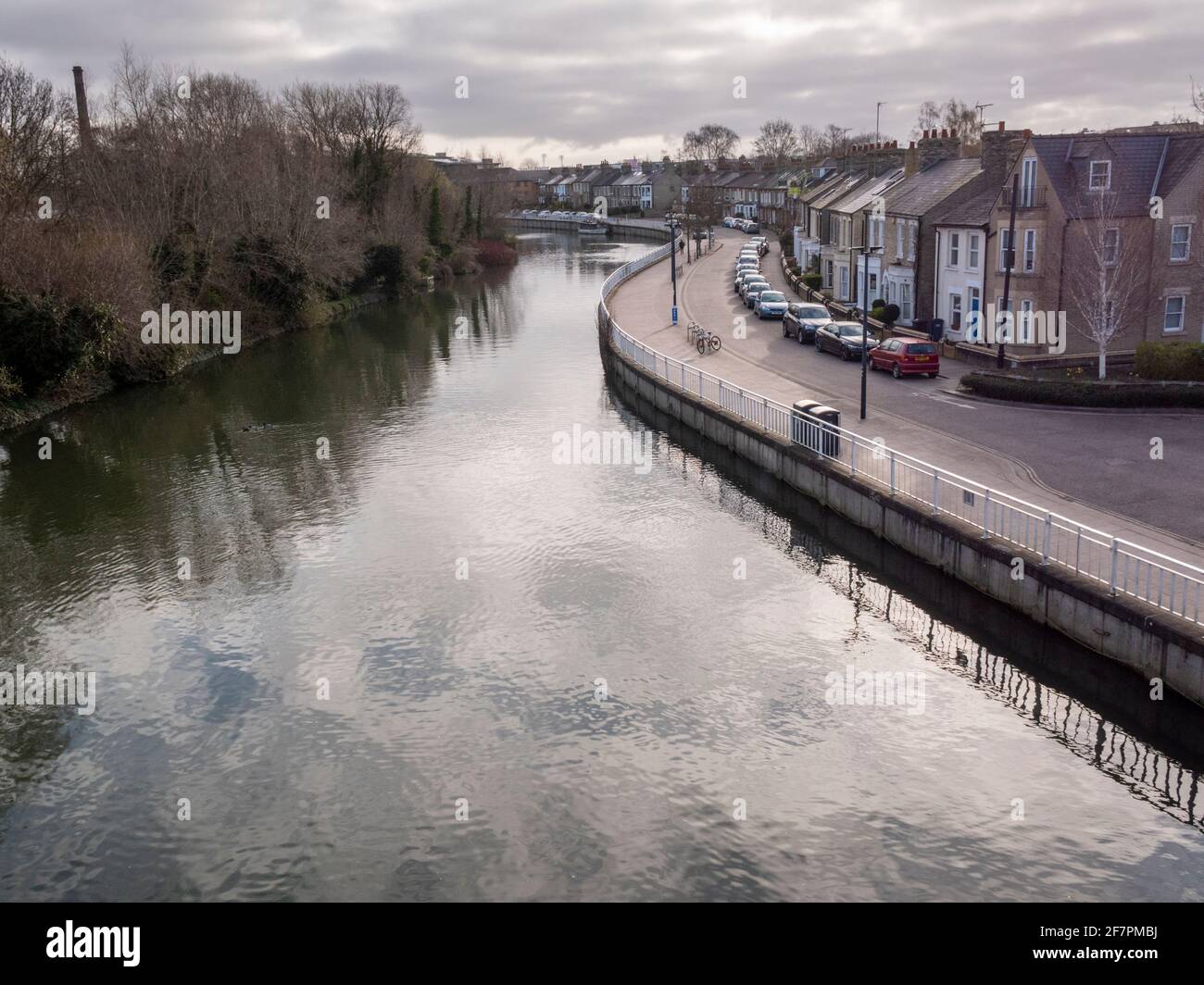 The River Cam Cambridge by Elizabeth Way bridge UK Stock Photo - Alamy