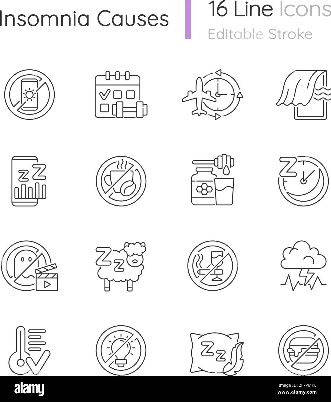 Insomnia device Stock Vector Images - Alamy