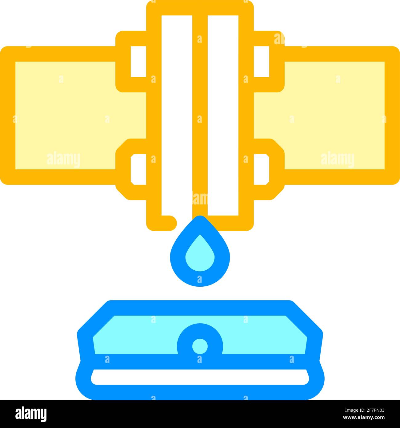 water sensor color icon vector illustration color Stock Vector Image ...