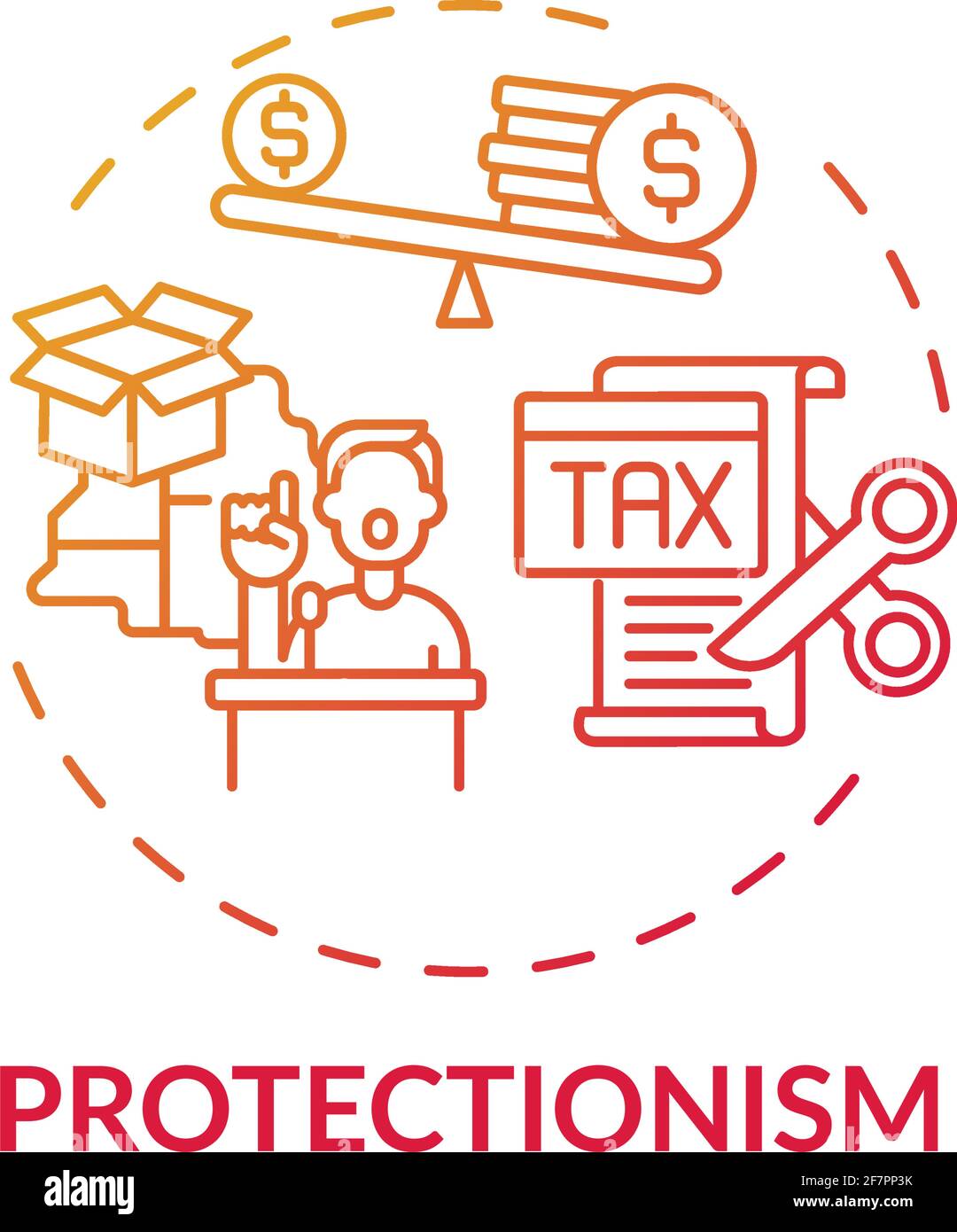 Protectionism Stock Vector Images - Alamy