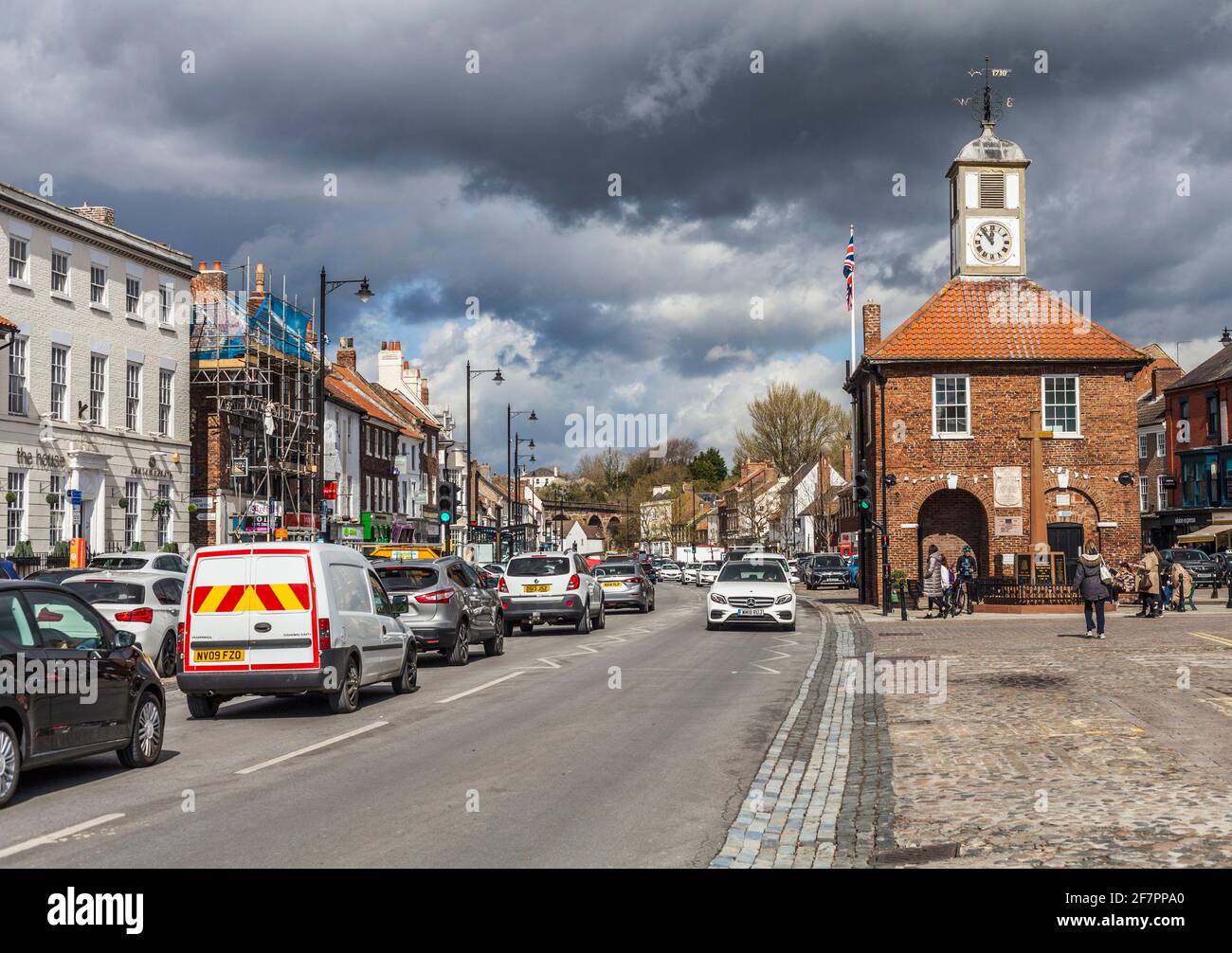 The Town Hall in High Street Yarm,England,UK Stock Photo - Alamy