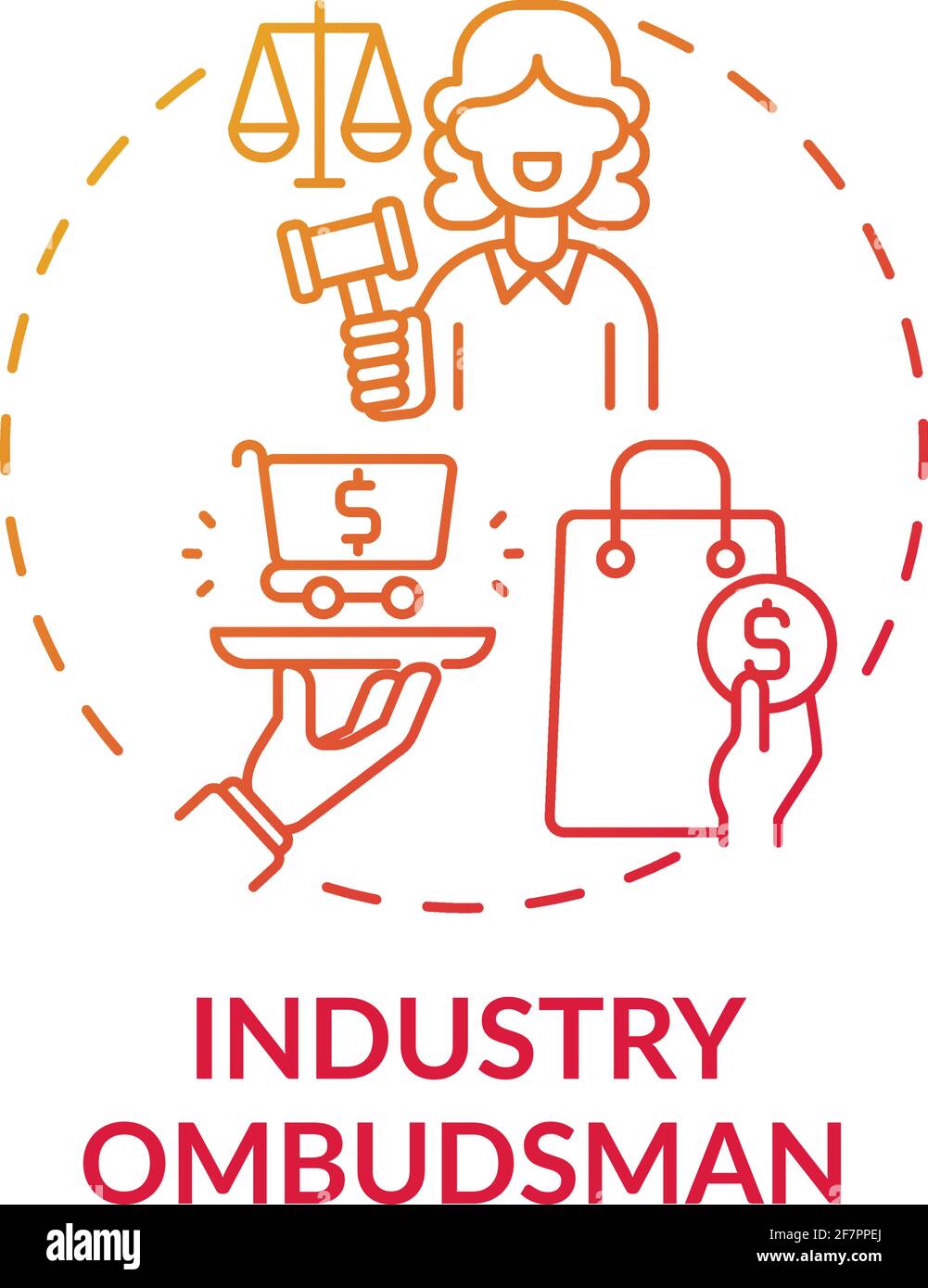 Industry ombudsman concept icon Stock Vector Image & Art - Alamy