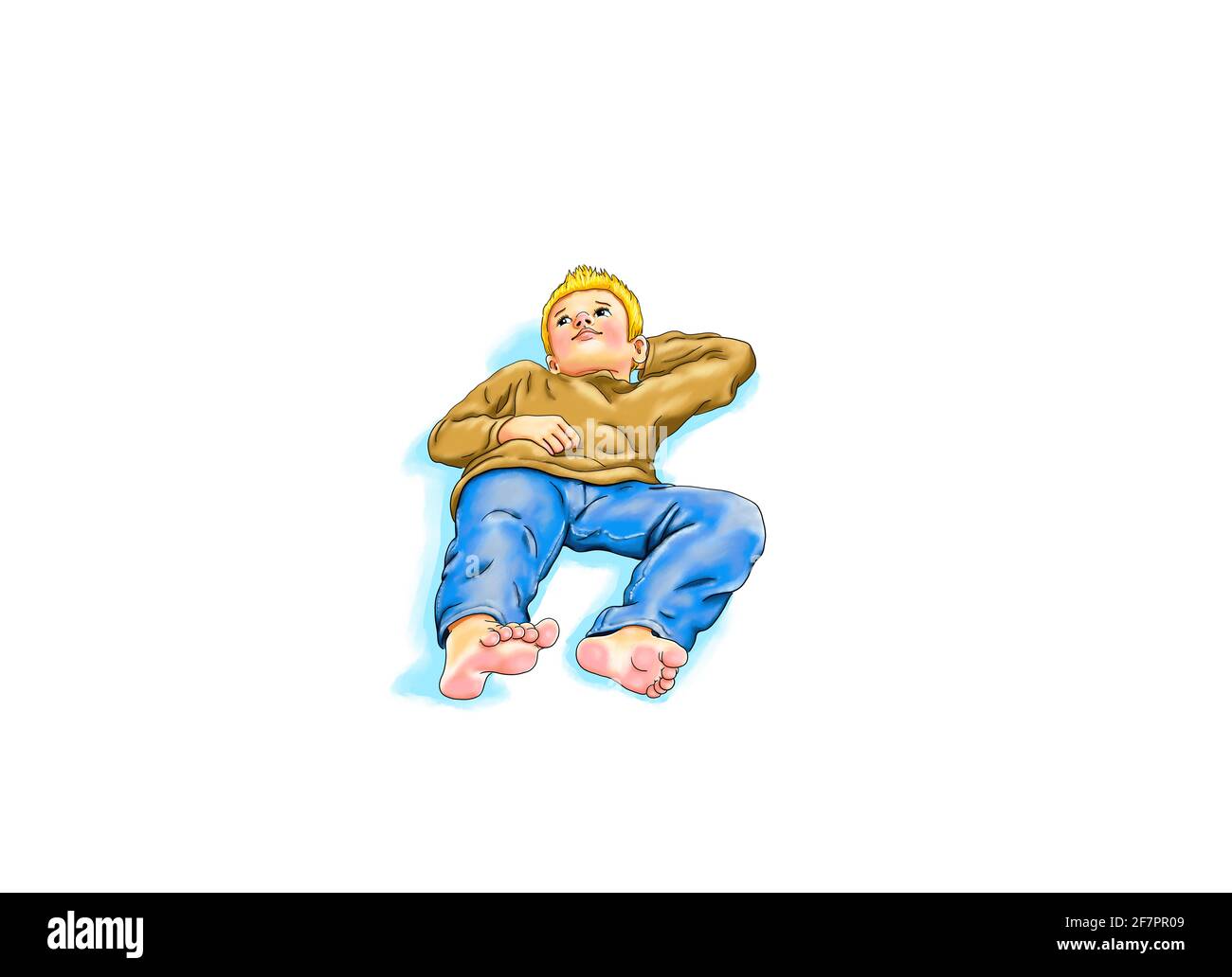 Teenager drawing home Cut Out Stock Images & Pictures - Alamy