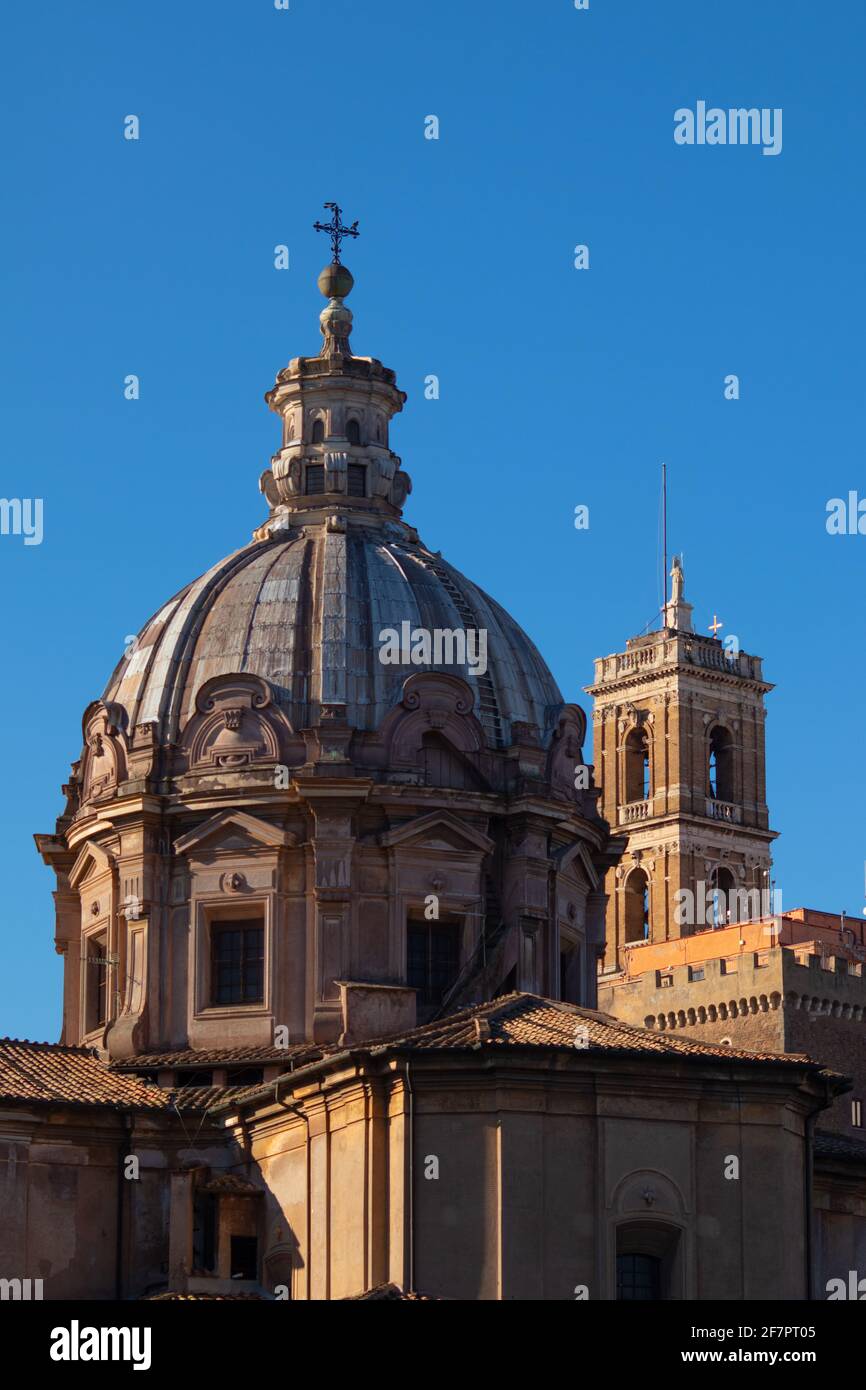Details of Chiesa Santi Luca e Martina martiri, Rome Italy Stock Photo ...