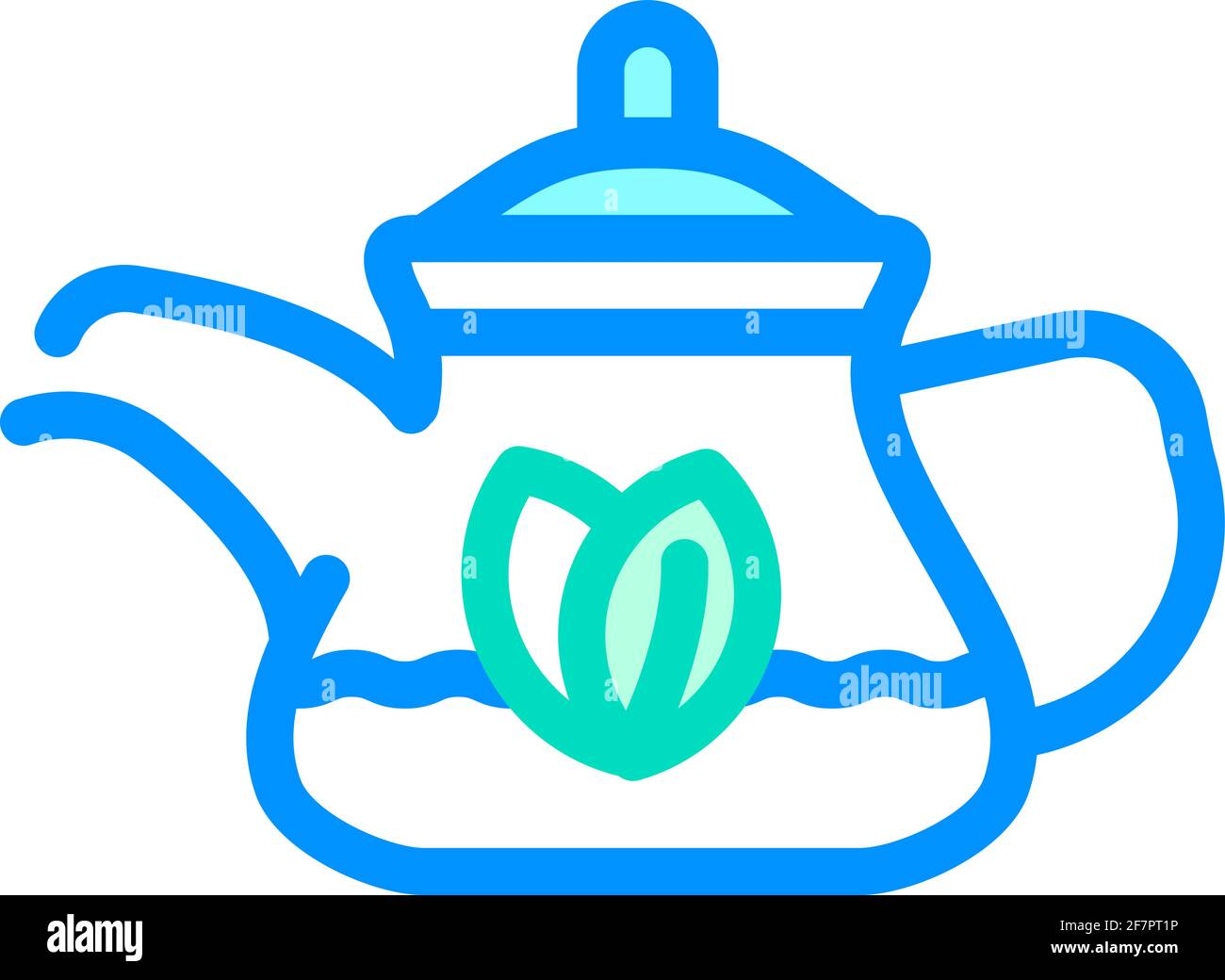 Water boiling in teapot boiling Stock Vector Images - Alamy