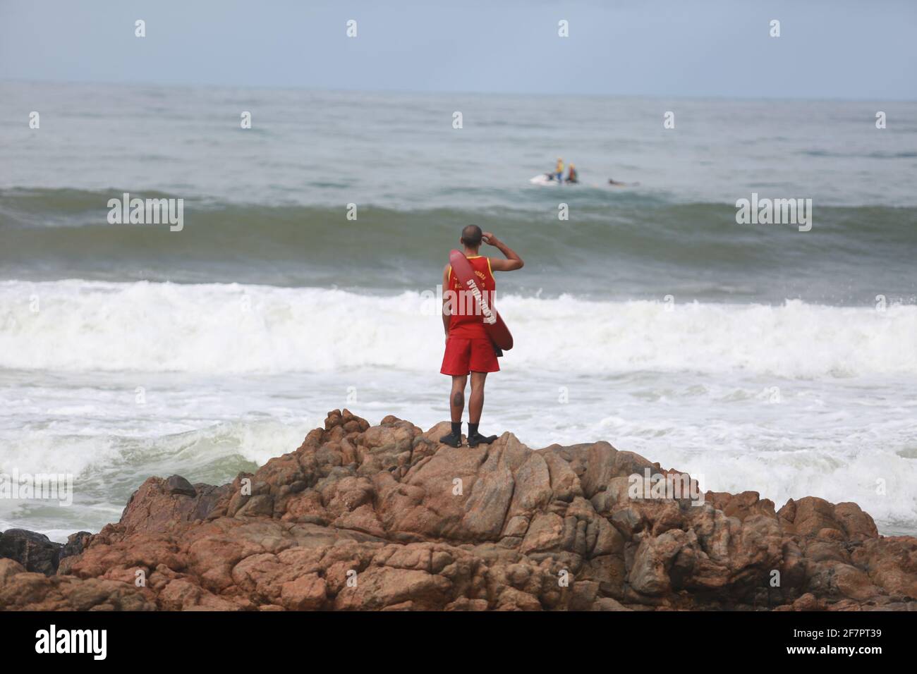 salvador, bahia / brazil - june 9, 2015: Members of the Bahia Fire ...