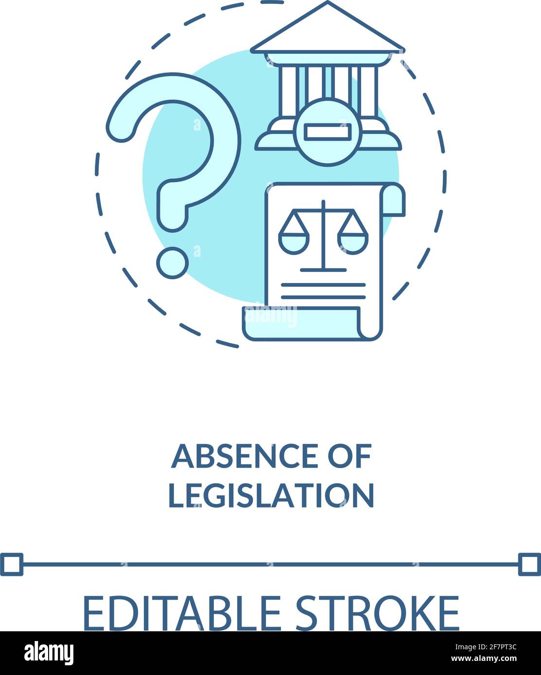 Legislation absence concept icon Stock Vector Image & Art - Alamy