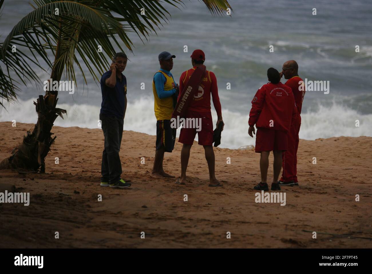 salvador, bahia / brazil - june 9, 2015: Members of the Bahia Fire ...