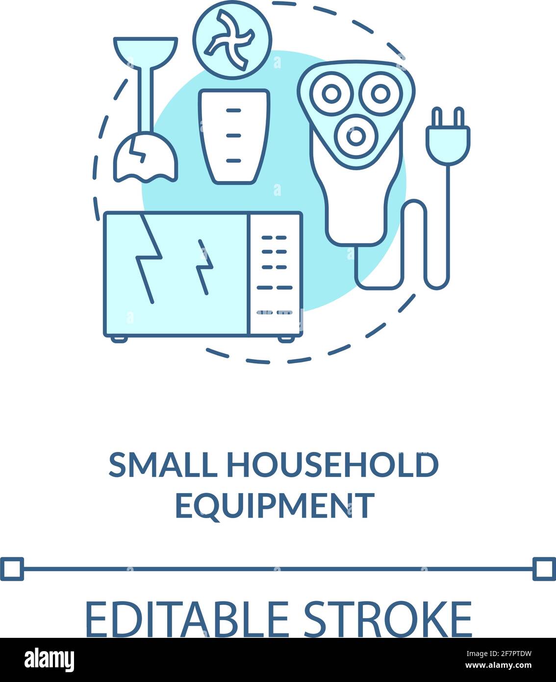 Small household equipment concept icon Stock Vector Image & Art - Alamy