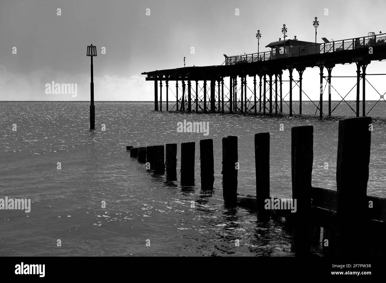Storm cloud over sea Black and White Stock Photos & Images - Alamy