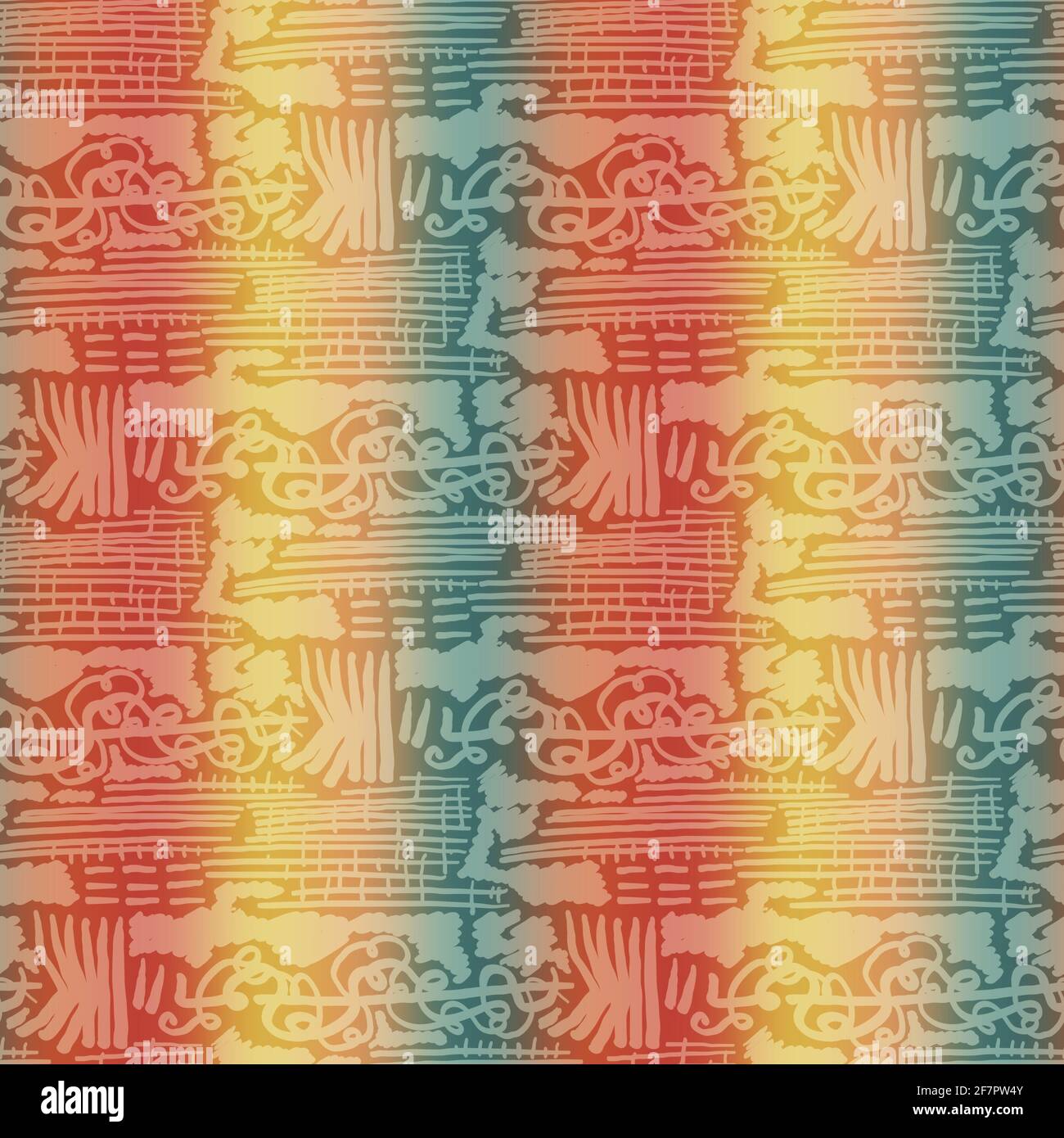 Horizontal blurry ombre blend textured stripe background. Variegated ...