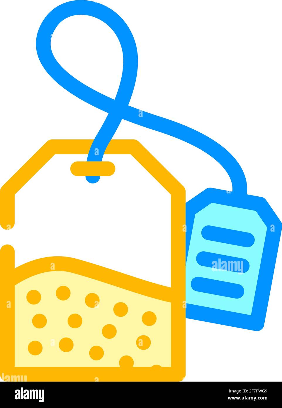 bag of tea color icon vector illustration Stock Vector Image & Art - Alamy