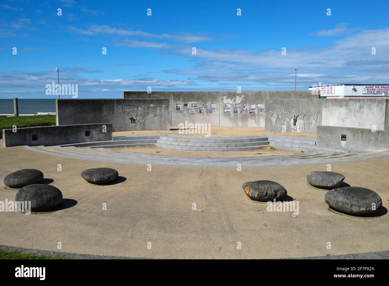 The Concrete Amphitheatre Which Forms Part Of The Drift Park On The ...
