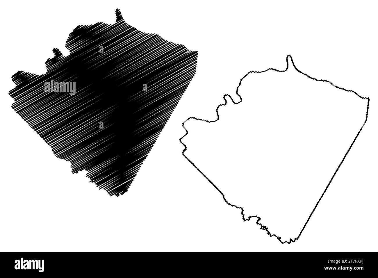 Map of dillwyn virginia Stock Vector Images - Alamy