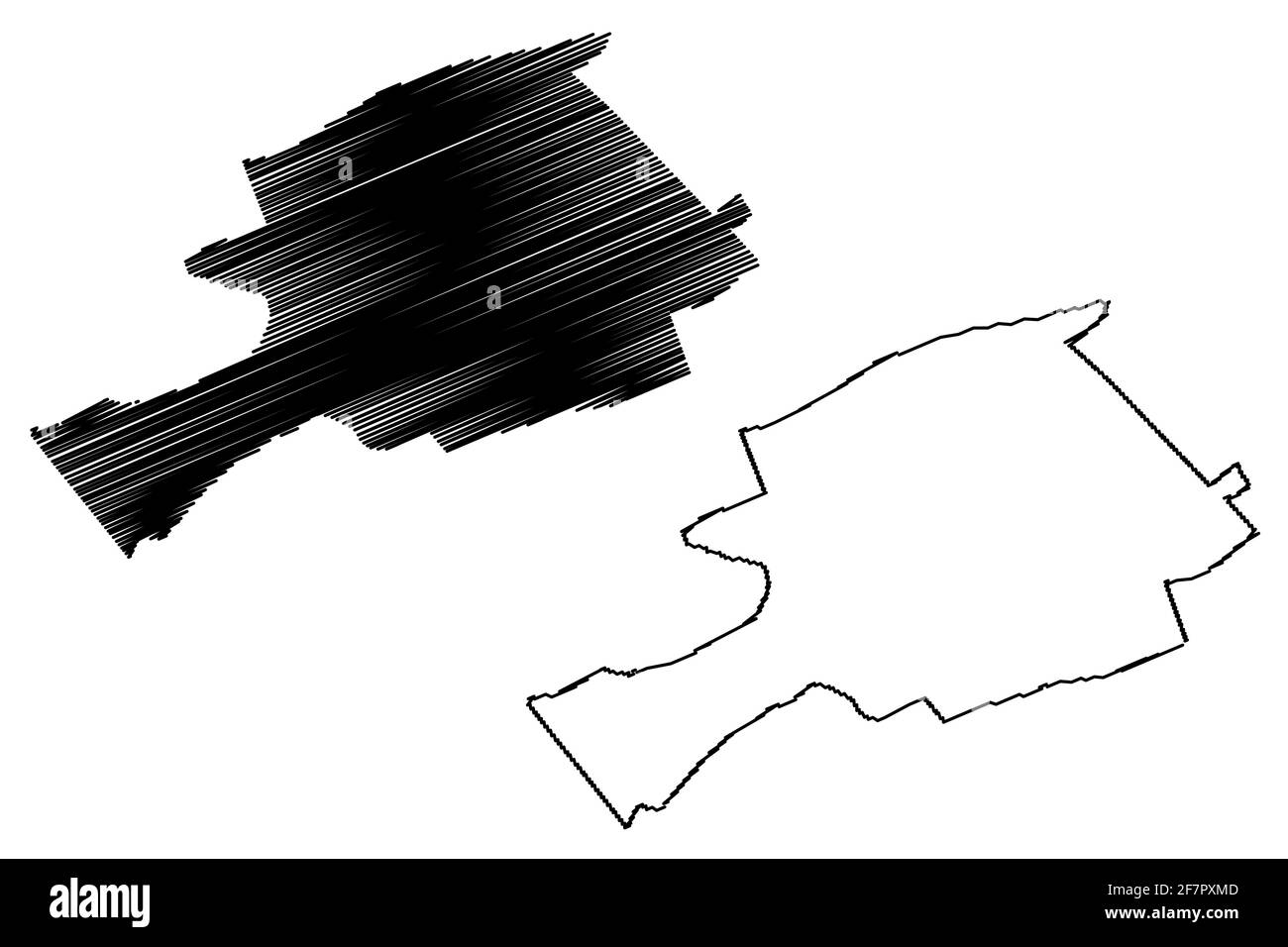 Map of bland virginia Stock Vector Images - Alamy