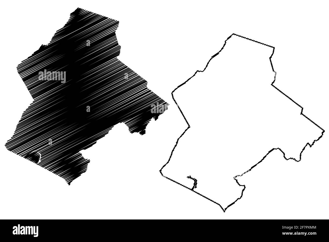 Map of fincastle Stock Vector Images - Alamy