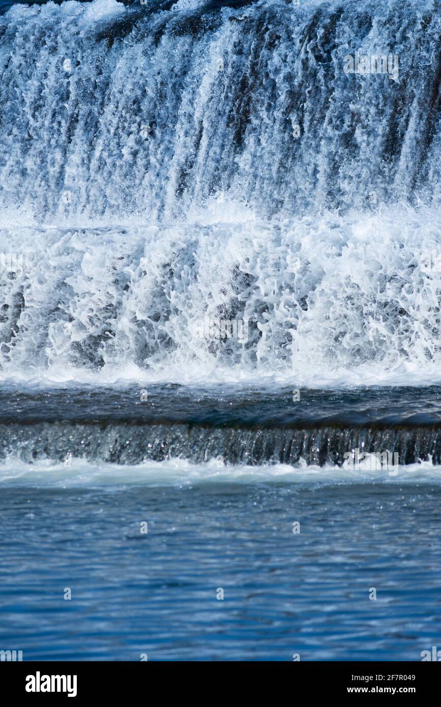 Detail of Waterfall Stock Photo - Alamy
