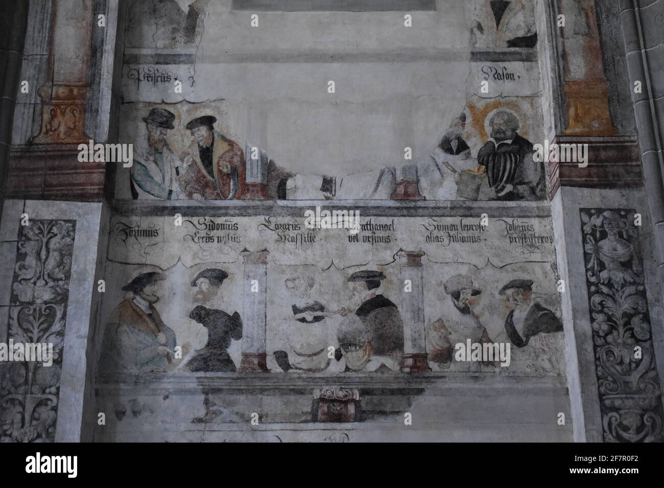 The Abbey Church of St Mary and Mark in Reichenau Mittelzel. Frescoes ...