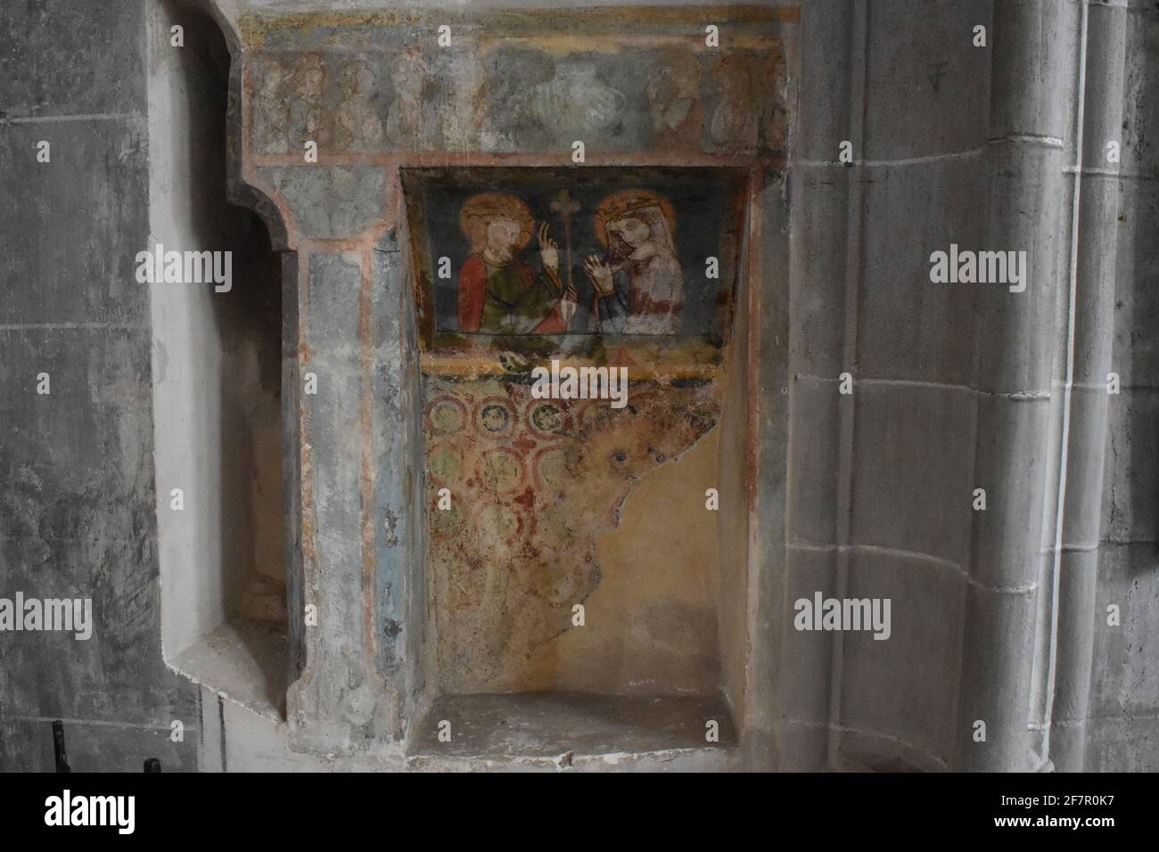 The Abbey Church of St Mary and Mark in Reichenau Mittelzel. Frescoes ...