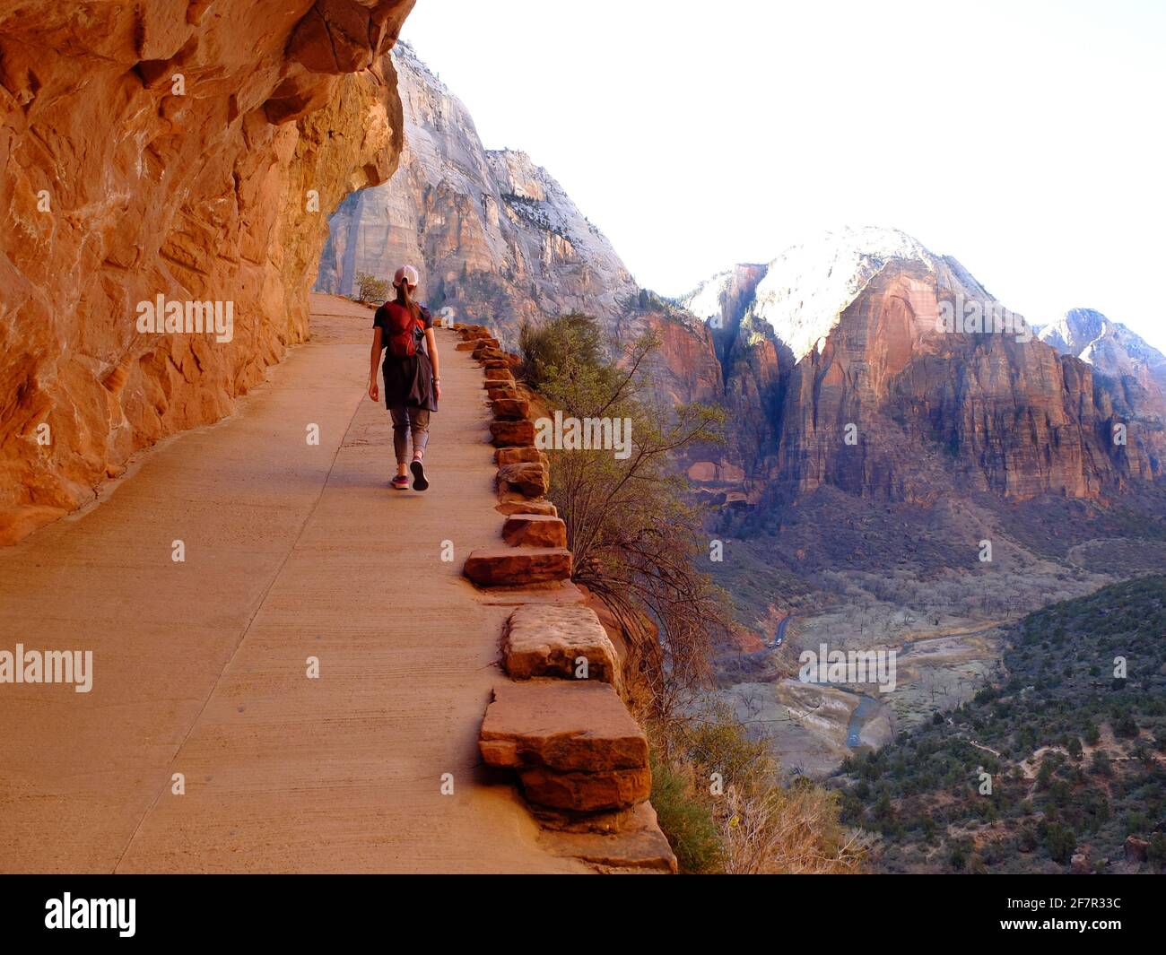 Girl in zion national park hi-res stock photography and images - Alamy