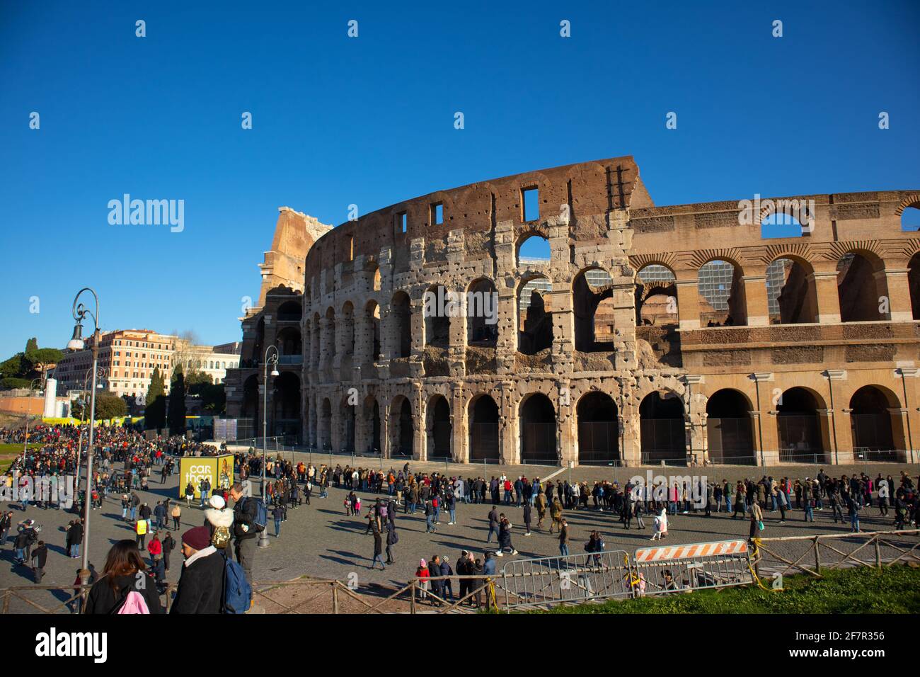 Views of Roman Coliseum, Roman Colosseum, Rome, Lazio. Italy Stock ...