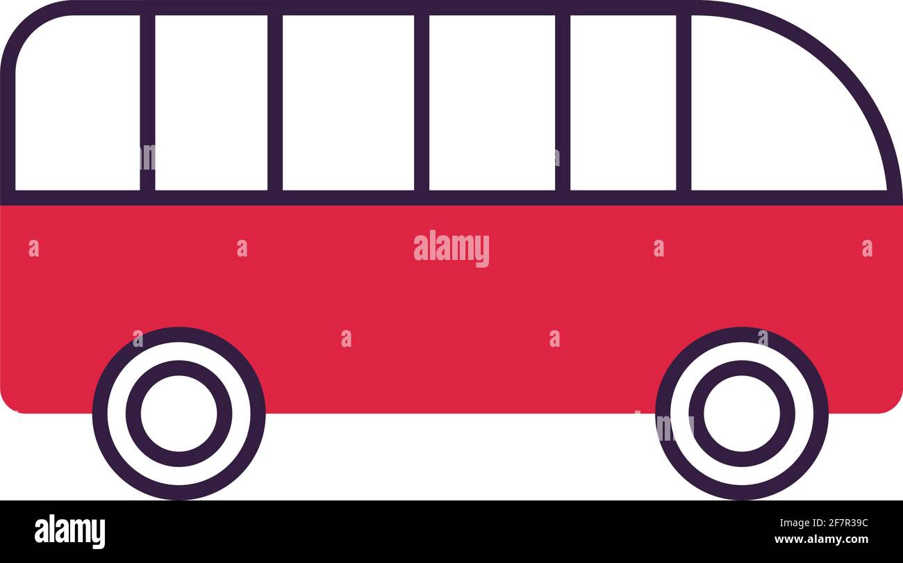 red bus icon Stock Vector Image & Art - Alamy