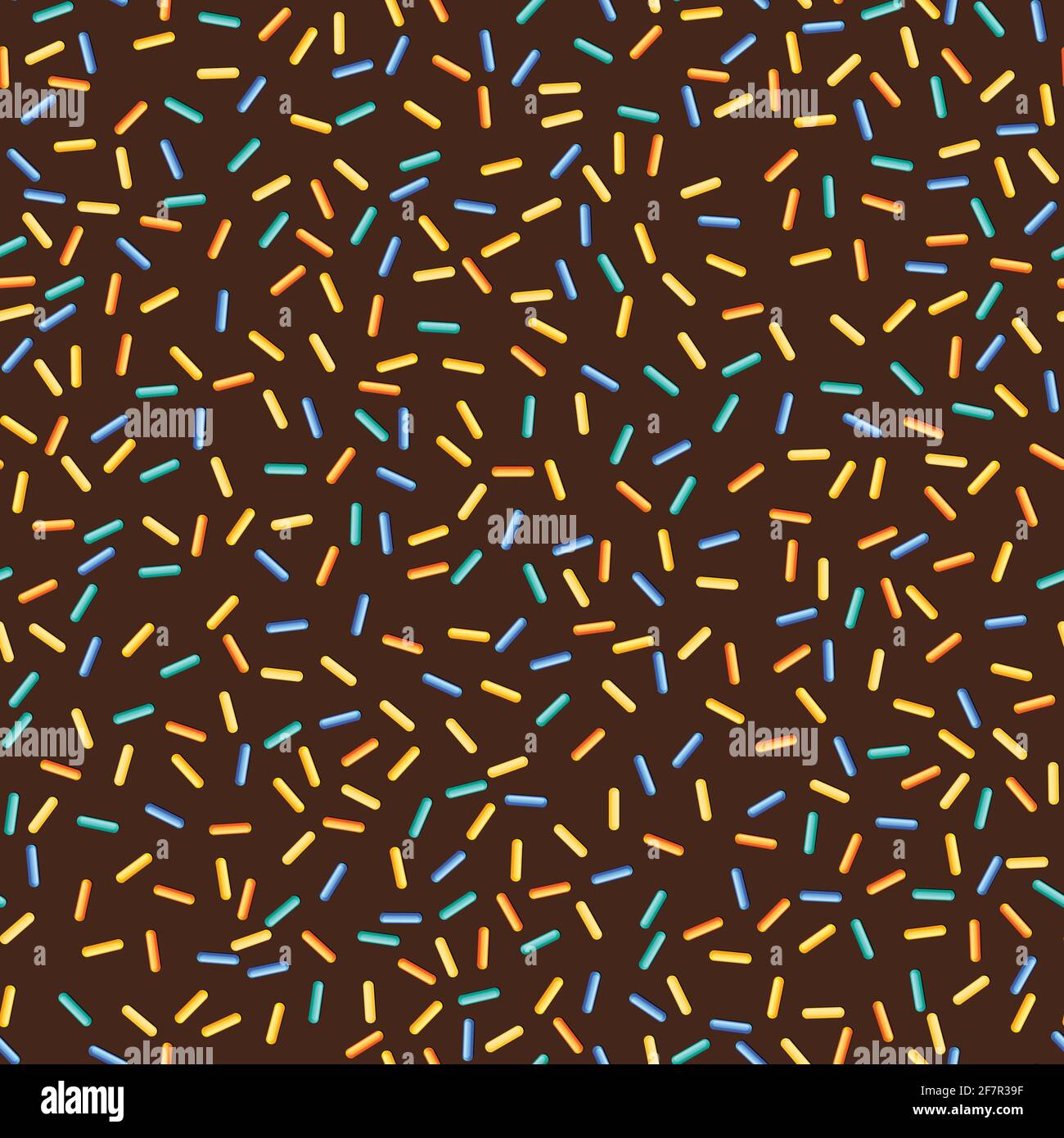 Seamless pattern with candy donut glaze on color background. 3d ...