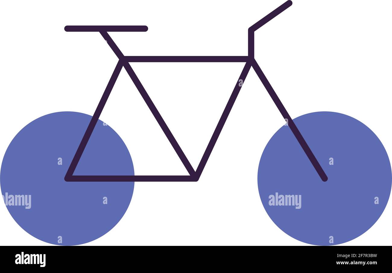 purple bike icon Stock Vector Image & Art - Alamy