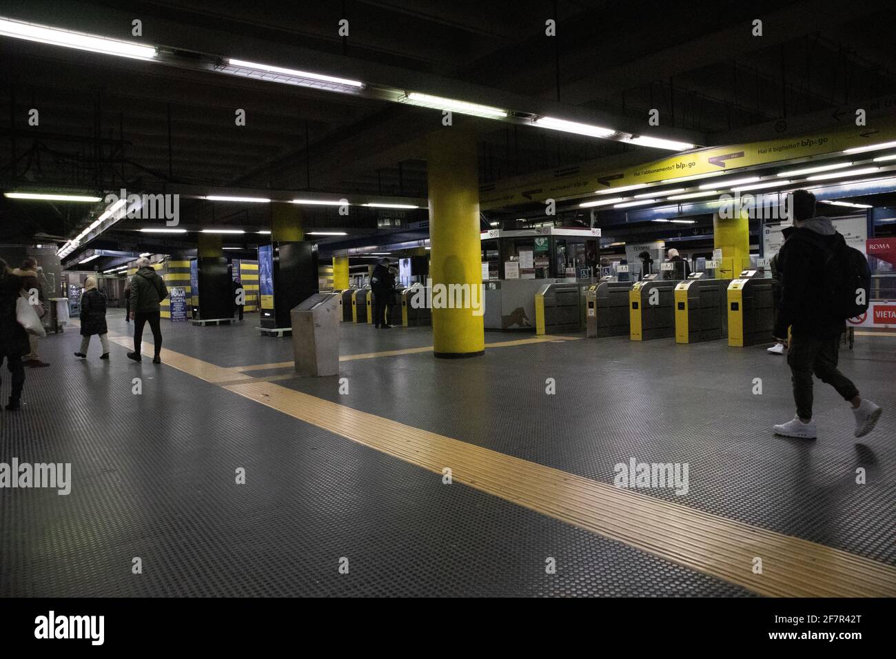 Views of Tiburtina train subway station Rome, Italy Stock Photo - Alamy