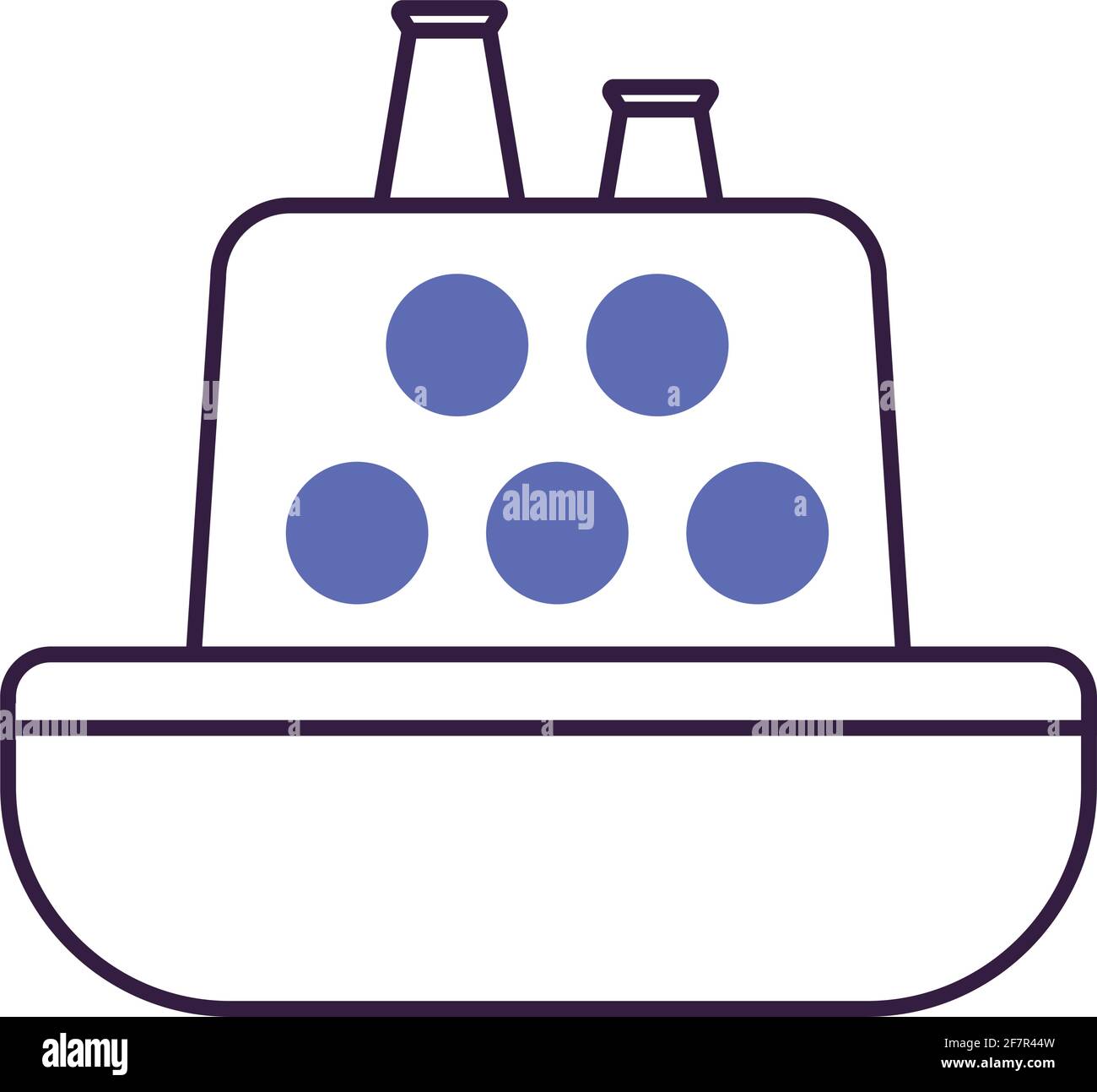 purple boat icon Stock Vector Image & Art - Alamy