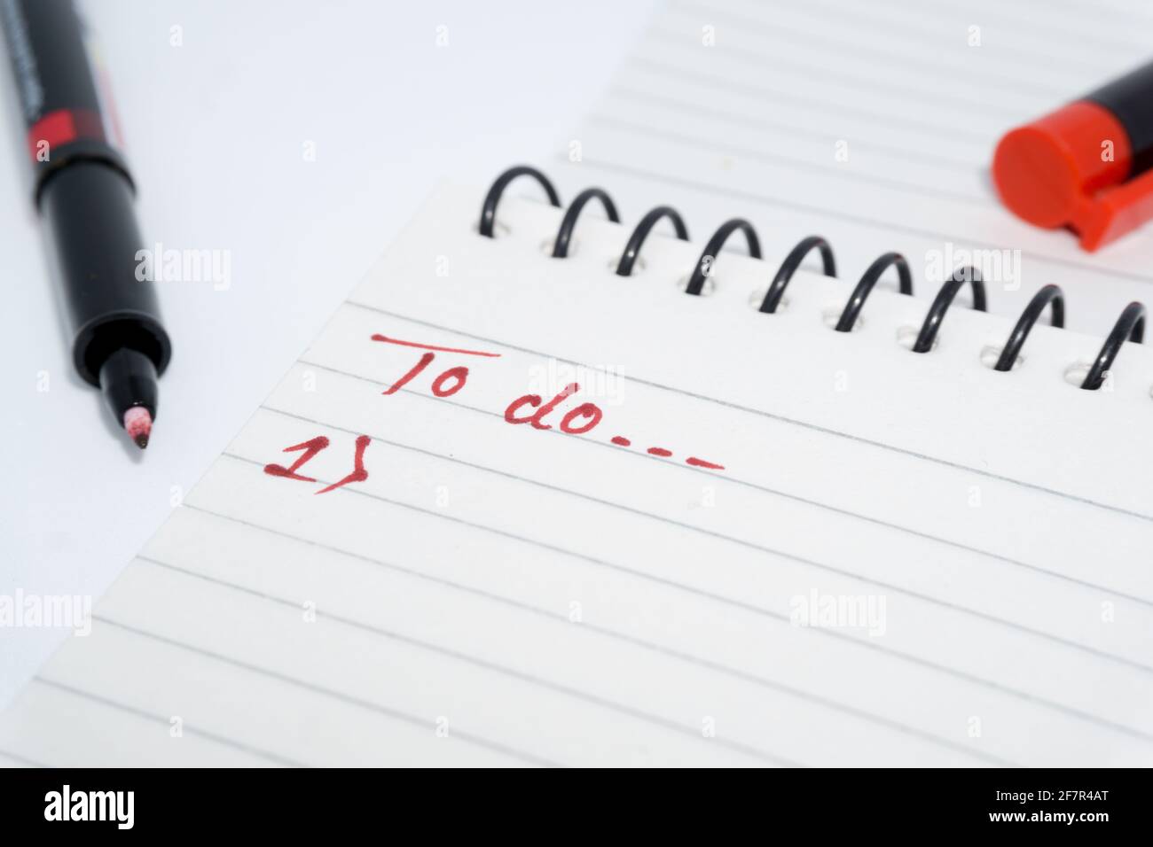 Check list red hi-res stock photography and images - Alamy