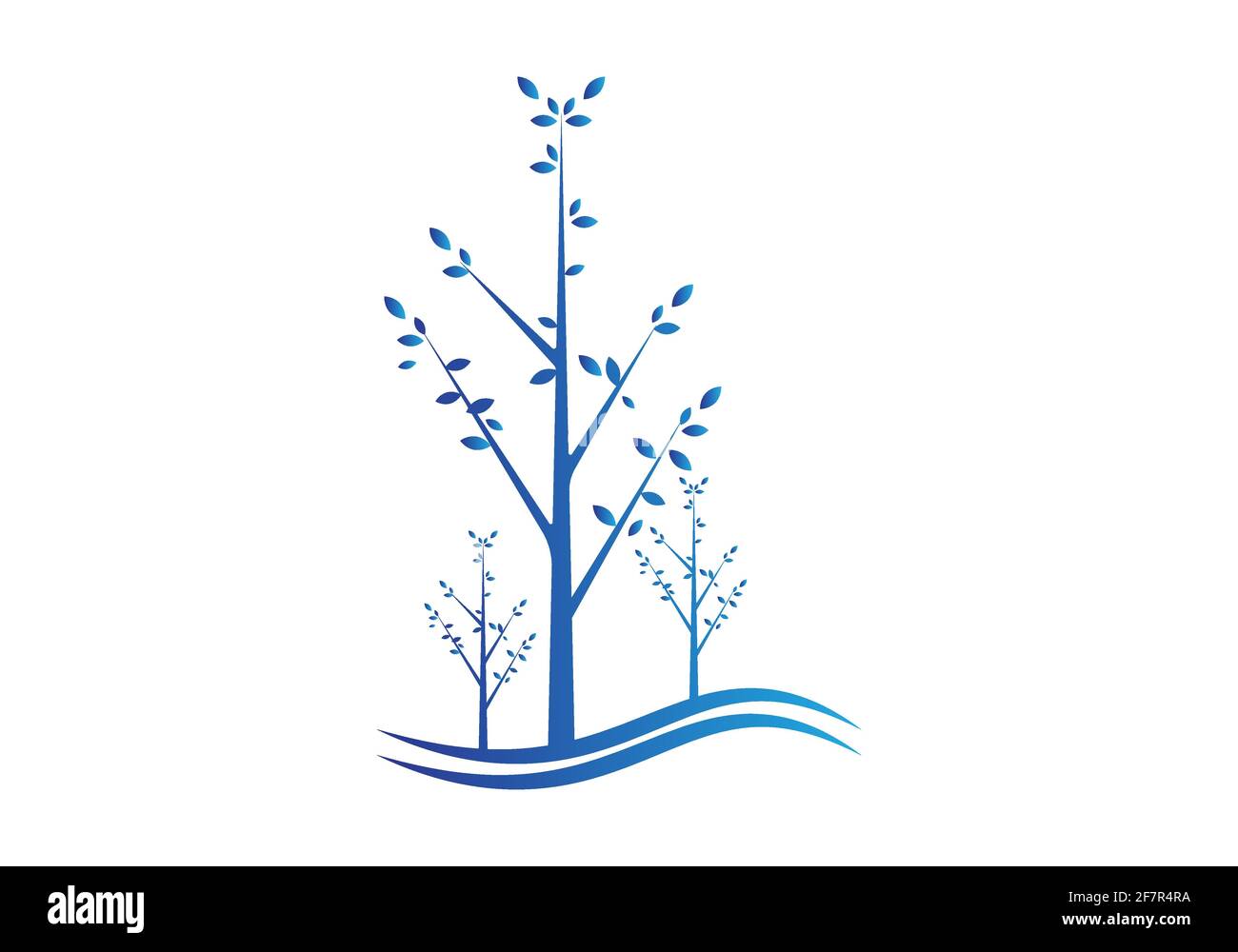 tree logo design vector illustration template Stock Vector Image & Art ...