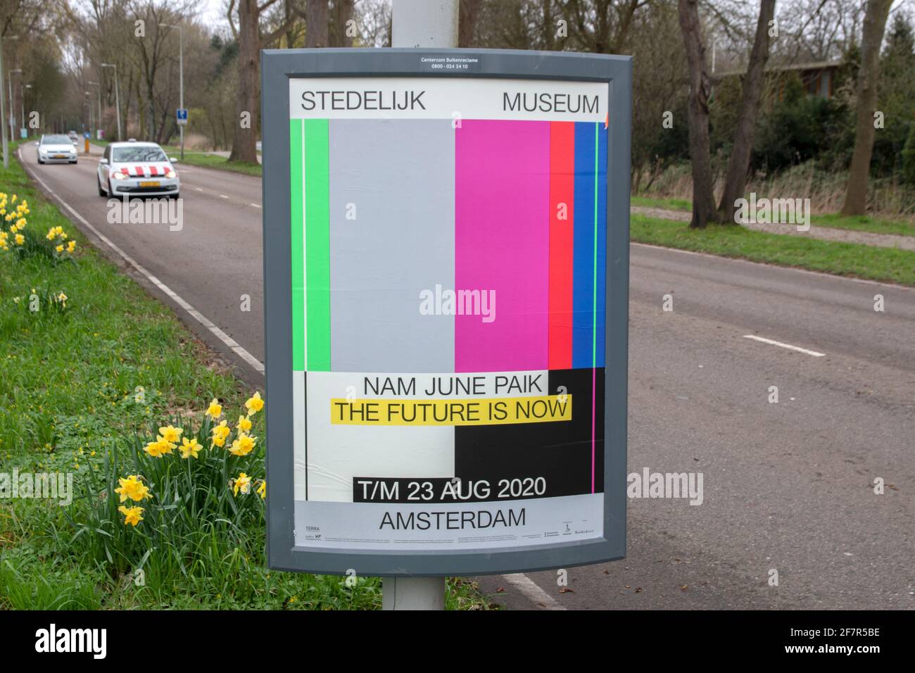 Billboard Stedelijk Museum At Amsterdam The Netherlands Stock Photo - Alamy