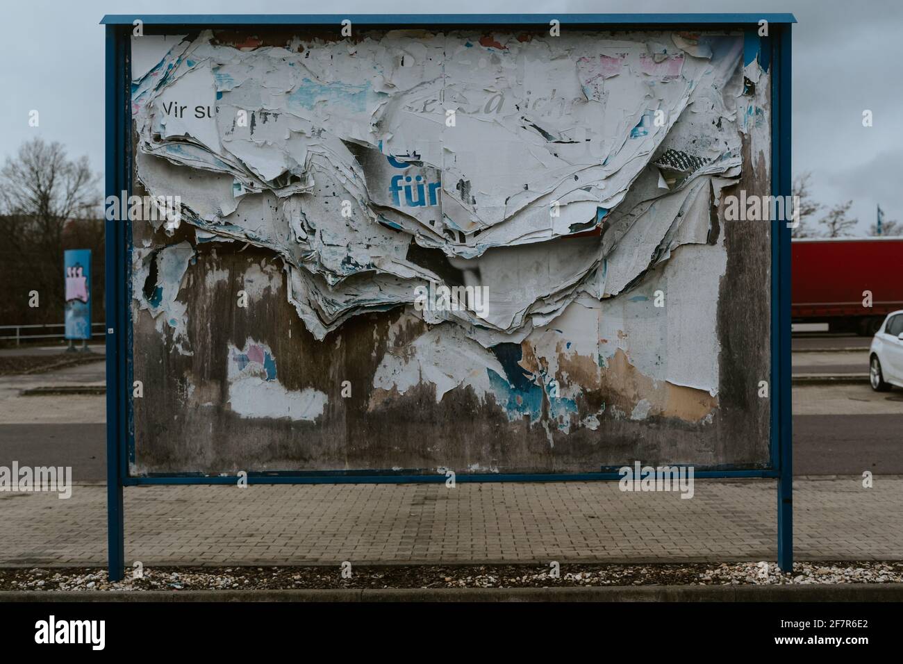 Ruined advertising sign hi-res stock photography and images - Alamy