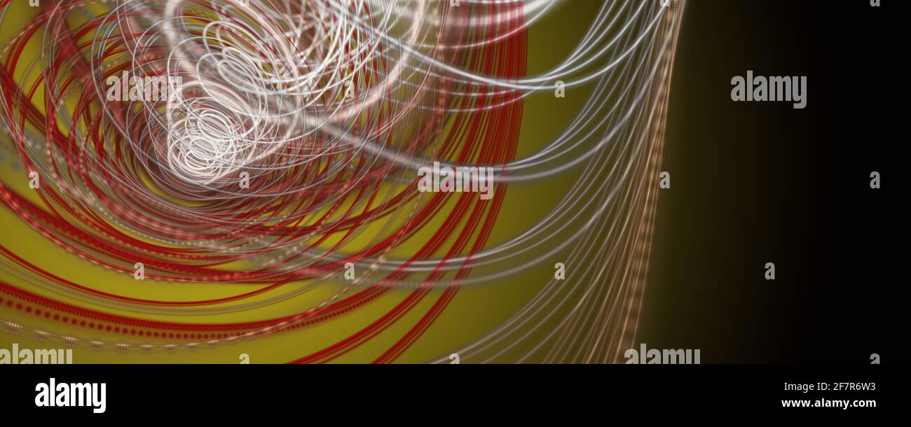 Futuristic particle stripe panorama background design illustration ...