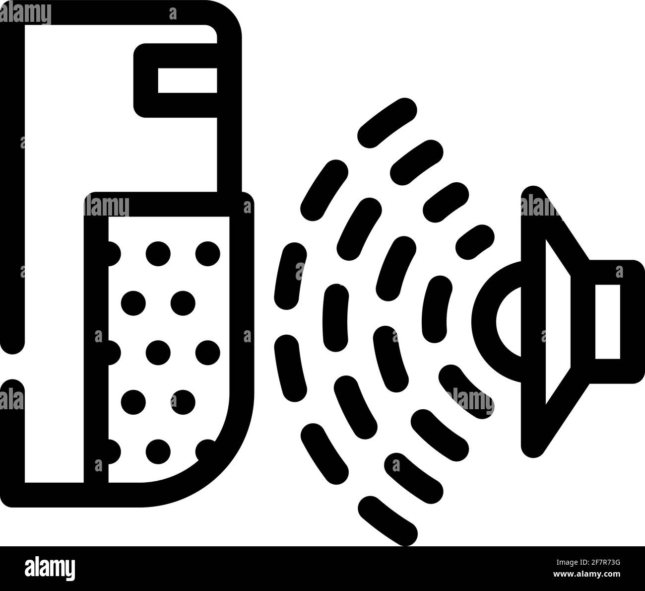 sound sensor line icon vector illustration black Stock Vector Image ... sound sensor line icon vector illustration black Stock Vector Image ...