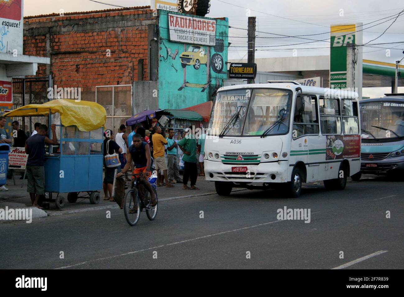 salvador, bahia / brazil - july 31, 2006: minibus of the complementary ...