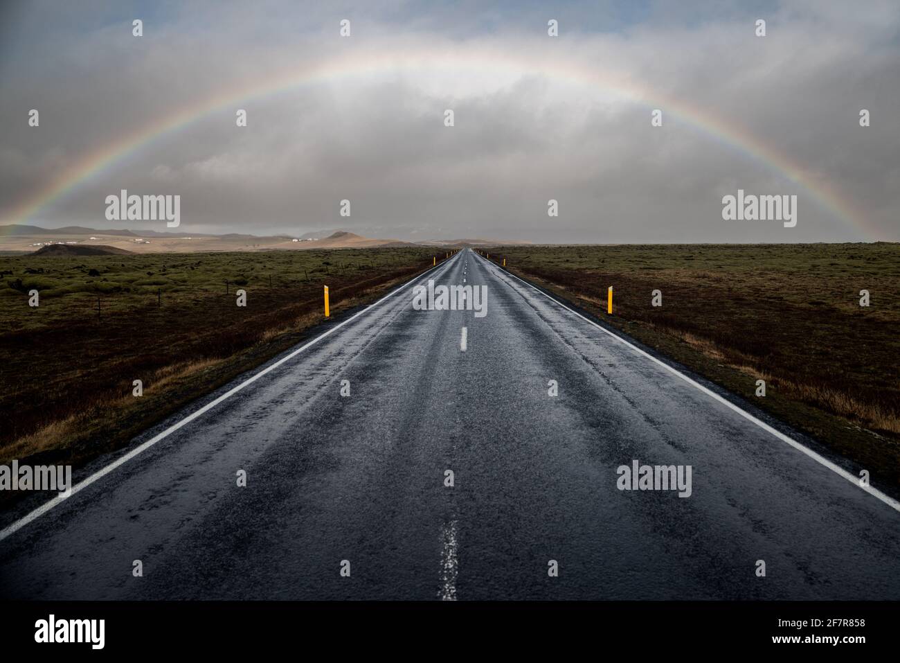 Rainbow street iceland hi-res stock photography and images - Alamy