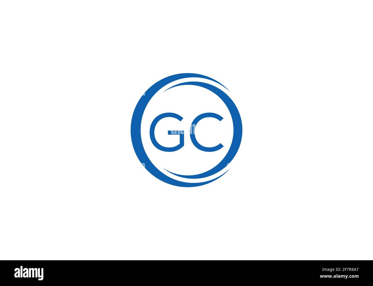 Initial GC Letter Creative Modern Business Typography Vector Template ...