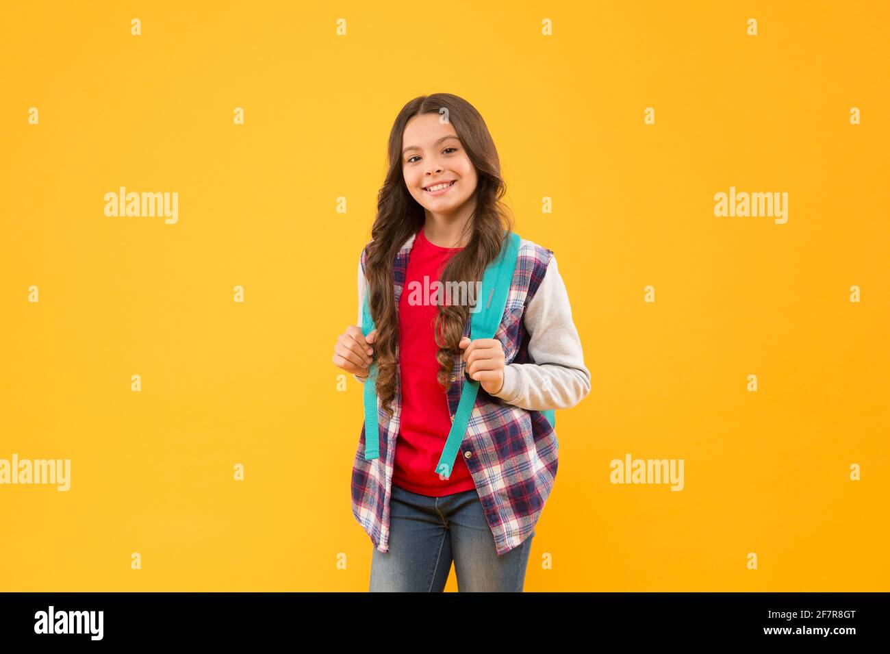 Childhood is full of learning. Happy child back to school. Basic ...