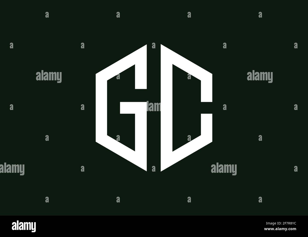 Initial GC Letter Creative Modern Business Typography Vector Template ...