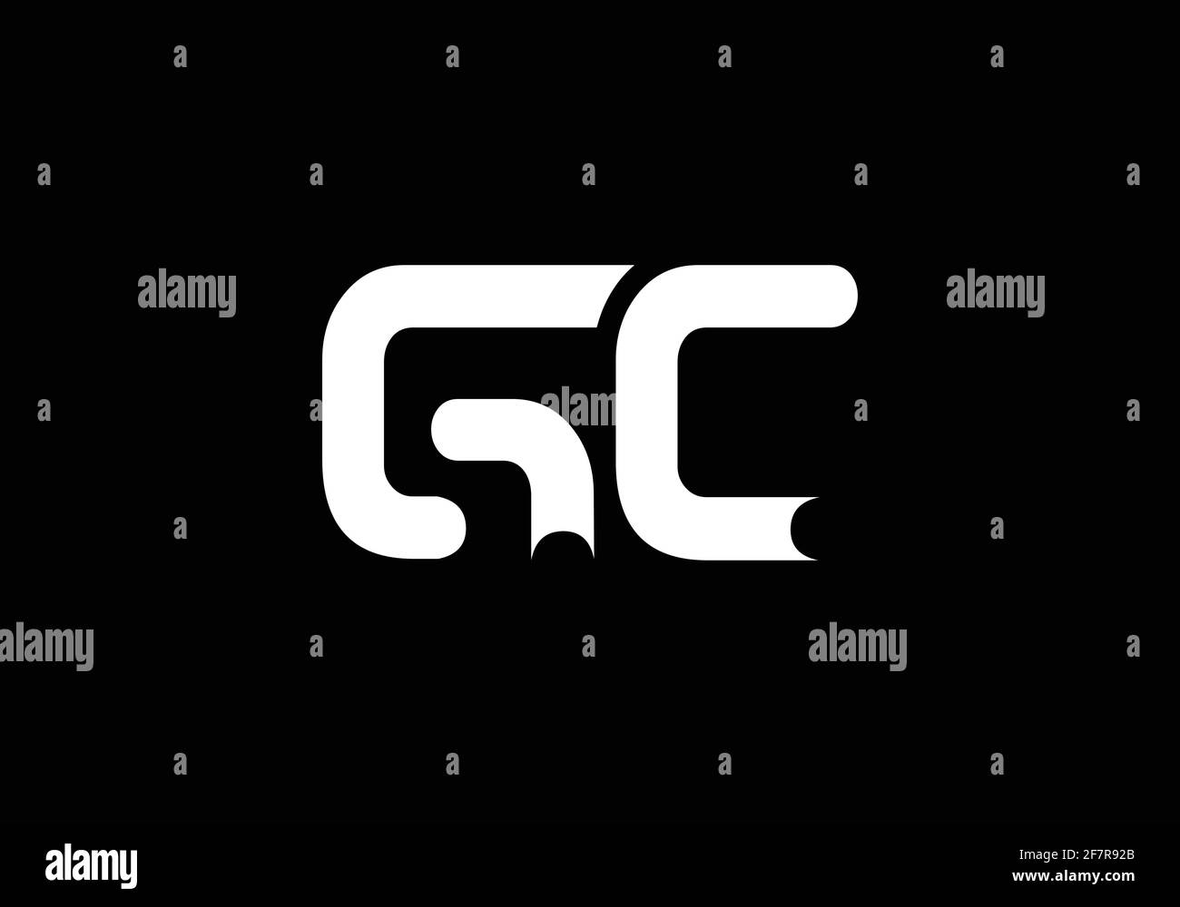 Initial GC Letter Creative Modern Business Typography Vector Template ...