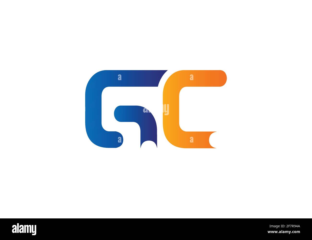 Initial GC Letter Creative Modern Business Typography Vector Template ...
