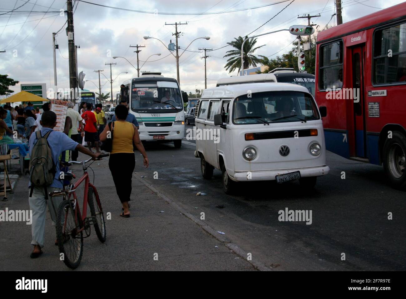 salvador, bahia / brazil - july 31, 2006: minibus of the complementary ...