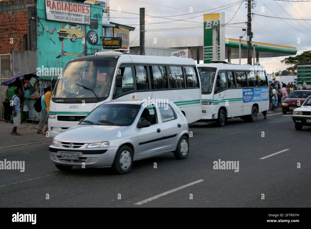 salvador, bahia / brazil - july 31, 2006: minibus of the complementary ...